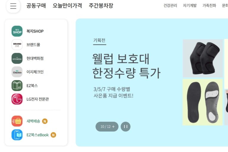한국가스안전공사 복리후생관 (https://kgs.ezwel.com)에서 받을 수 있는 혜택 총정리 - smilereagain